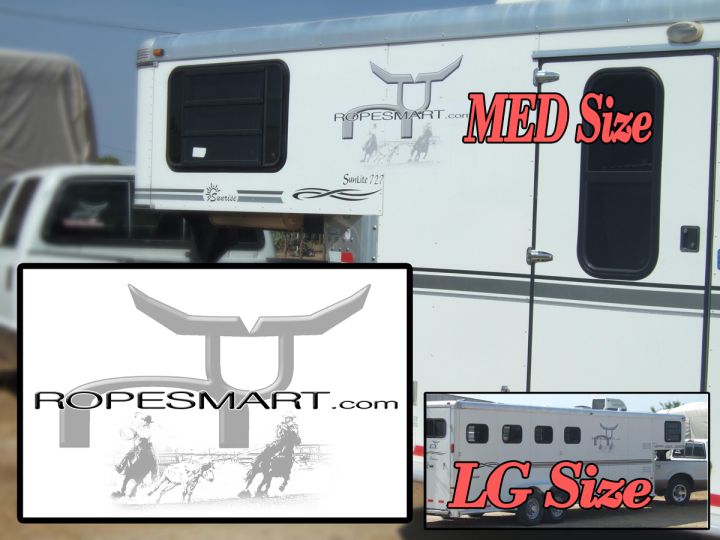 Rodeo Rig Trailer Decal Medium