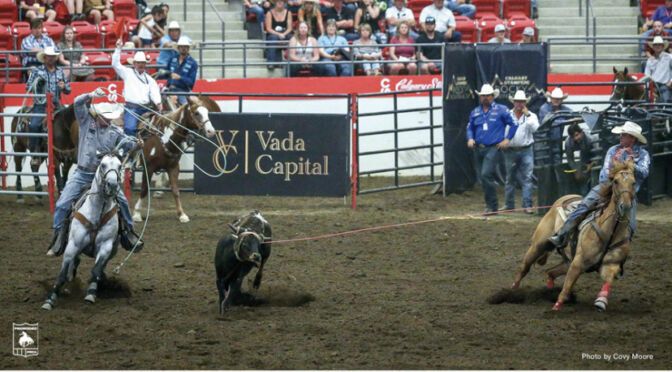 Summers wins first ever calgary stampede Rocky Mountain cup team roping ...